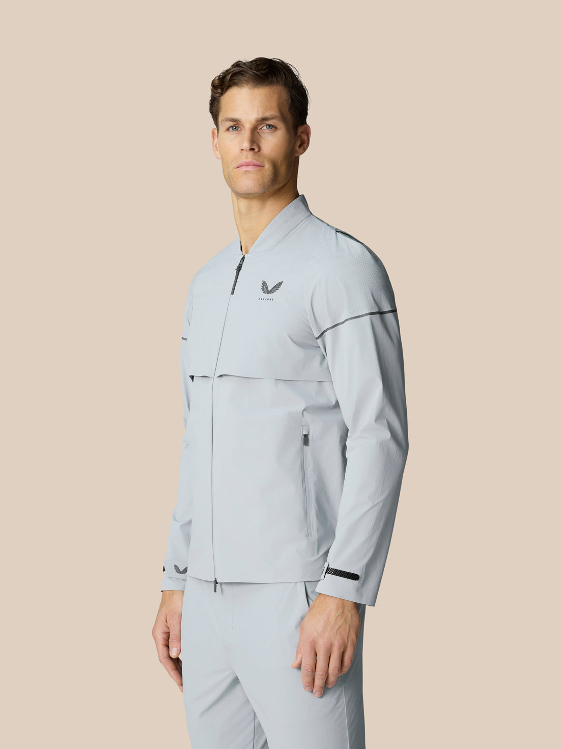 Golf Pinnacle Woven Jacket - Mid Grey